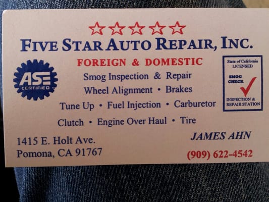 5 STAR AUTO REPAIR - Updated August 2025 - 53 Reviews - 1415 E Holt Ave ...