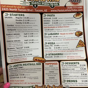 PASTA LA VISTA - Updated January 2026 - 22 Photos & 30 Reviews - 2425 N ...