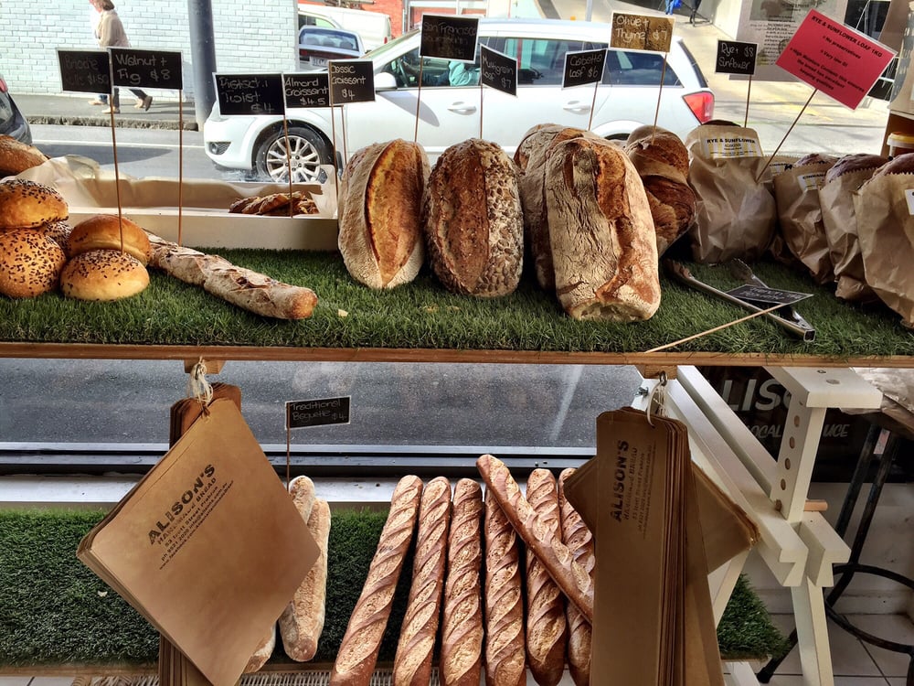 ALISONS HANDMADE BREAD - 53 Tzett St, Prahran Victoria, Australia - Yelp