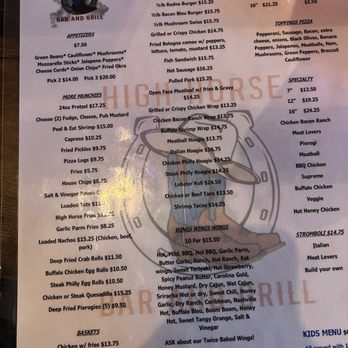 HIGH HORSE BAR & GRILL - Updated June 2026 - 28 Photos & 33 Reviews ...