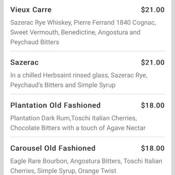 THE CAROUSEL BAR & LOUNGE - 2644 Photos & 1650 Reviews - 214 Royal St ...