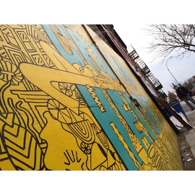 MIKE PERRY’S CROWN HEIGHTS MURAL - Public Art - 874 Bergen St, Brooklyn ...