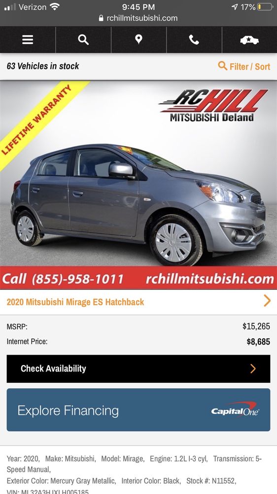 RC HILL MITSUBISHI - DELAND - Updated July 2024 - 29 Photos & 73 ...