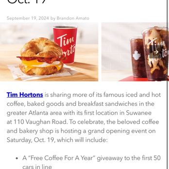 TIM HORTONS - Updated May 2025 - 60 Photos & 22 Reviews - 110 Vaughan ...