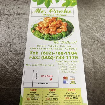 MR. COOKS CHINESE CUISINE - Updated October 2024 - 60 Photos & 296 ...