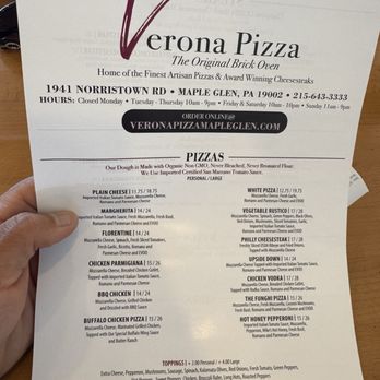 VERONA PIZZA - Updated December 2025 - 109 Photos & 135 Reviews - 1941 ...