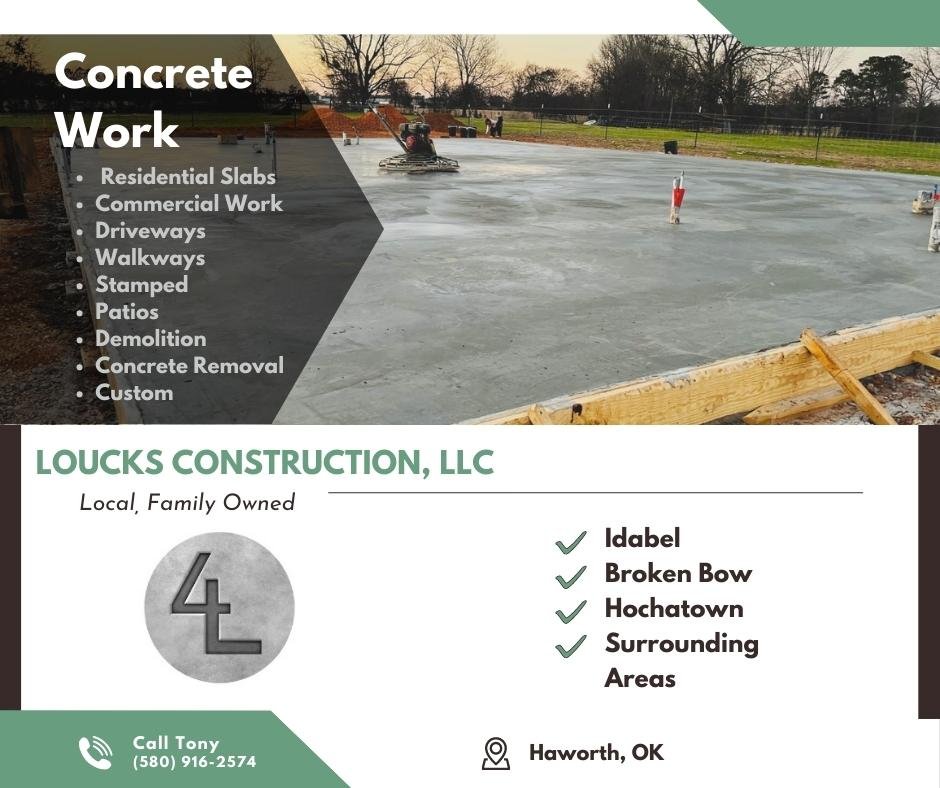 LOUCKS CONSTRUCTION - Updated September 2024 - Haworth, Oklahoma ...