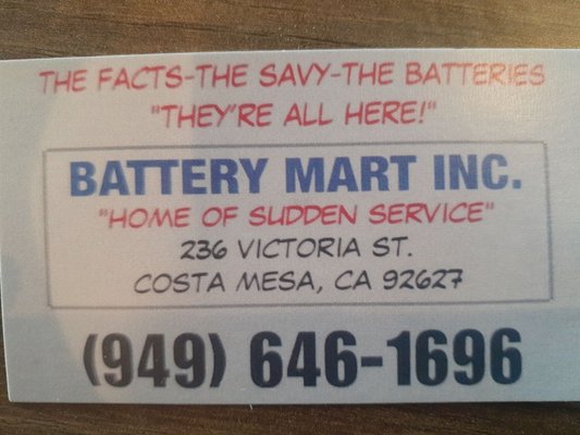 BATTERY MART - Updated December 2025 - 10 Photos & 141 Reviews - 2075 ...