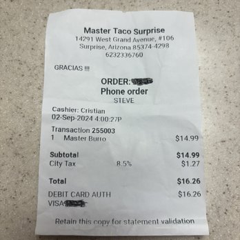 MASTER TACO - Updated December 2025 - 147 Photos & 301 Reviews - 14291 ...