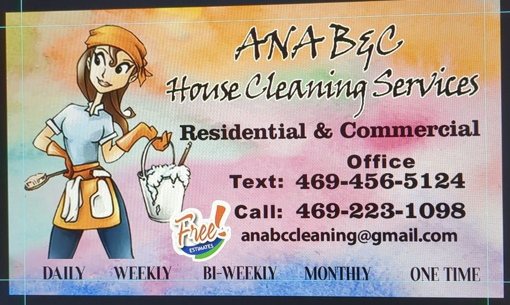 ANA B&C HOUSE CLEANING SERVICE - Request a Quote - Plano, Texas - Home ...