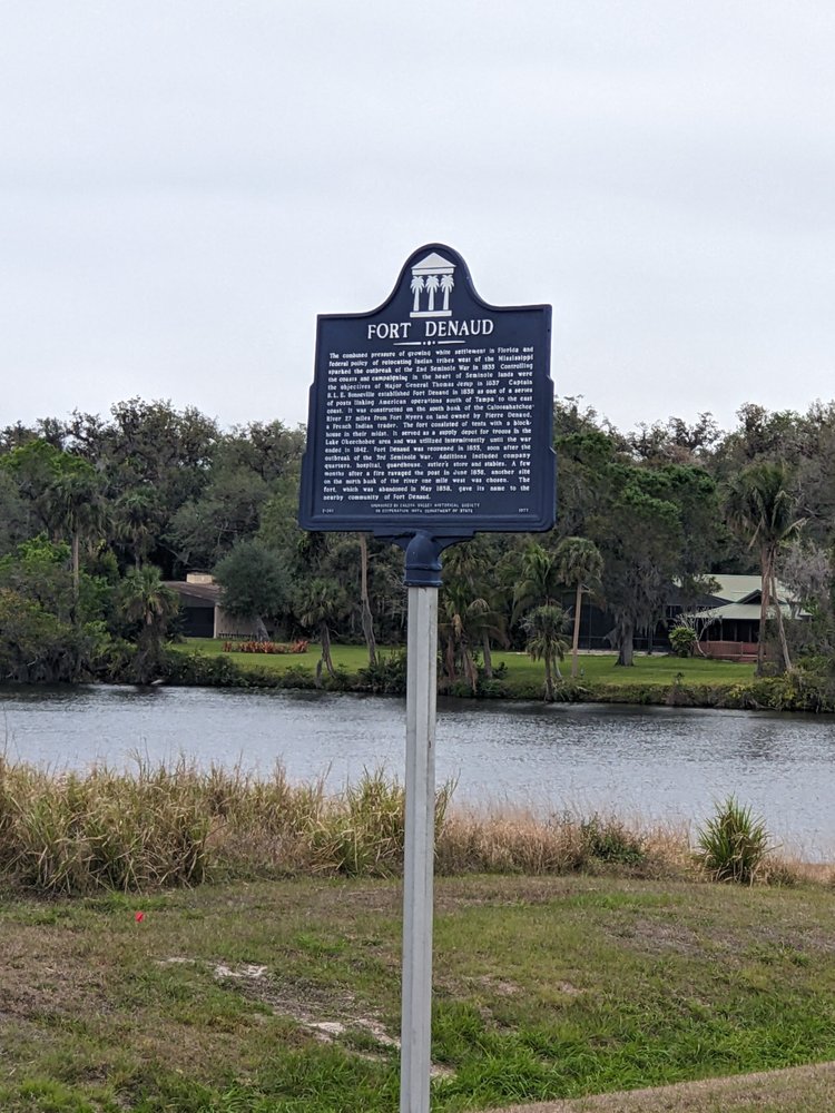 FORT DENAUD HISTORICAL MARKER - Updated January 2025 - 1120 Fort Denaud ...