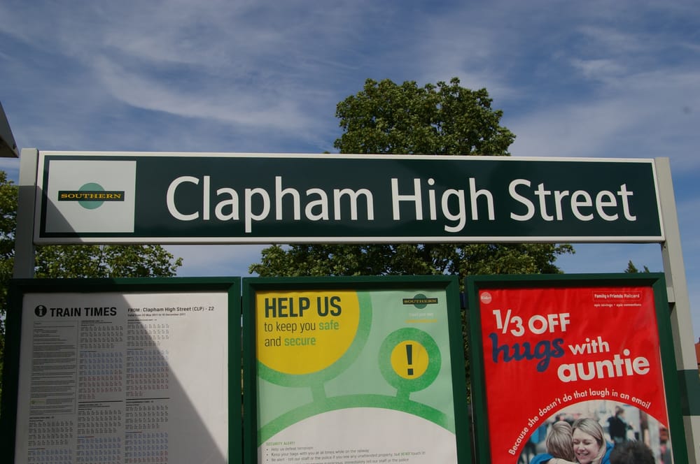 CLAPHAM HIGH STREET LONDON OVERGROUND STATION - Edgeley Rd, London ...
