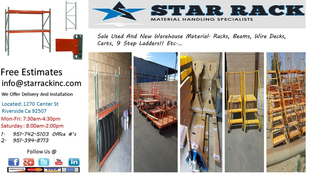 STAR RACK INSTALLATION - 1270 Center St, Riverside, California - Local ...