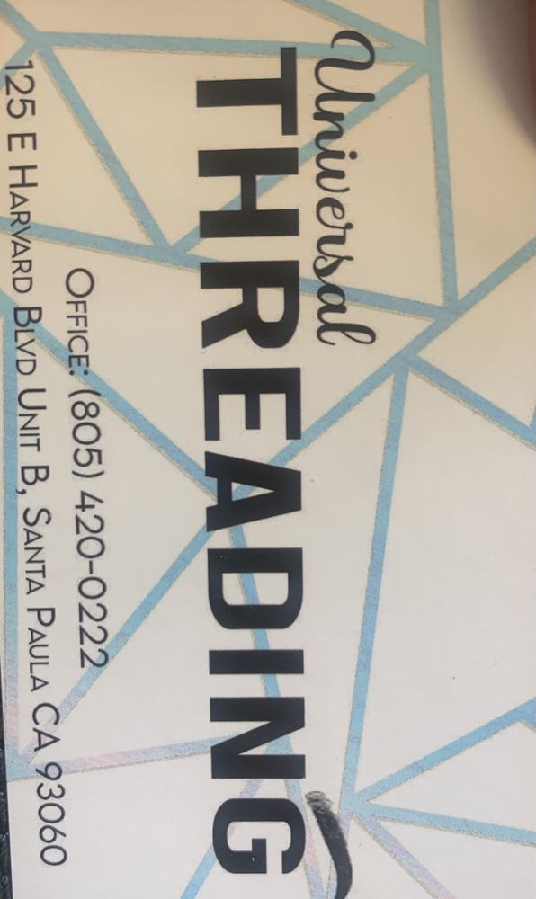 UNIVERSAL THREADING - Updated August 2024 - 125 Harvard Blvd, Santa ...
