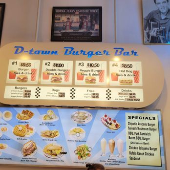 D-TOWN BURGER BAR - Updated July 2024 - 254 Photos & 369 Reviews - 216 ...