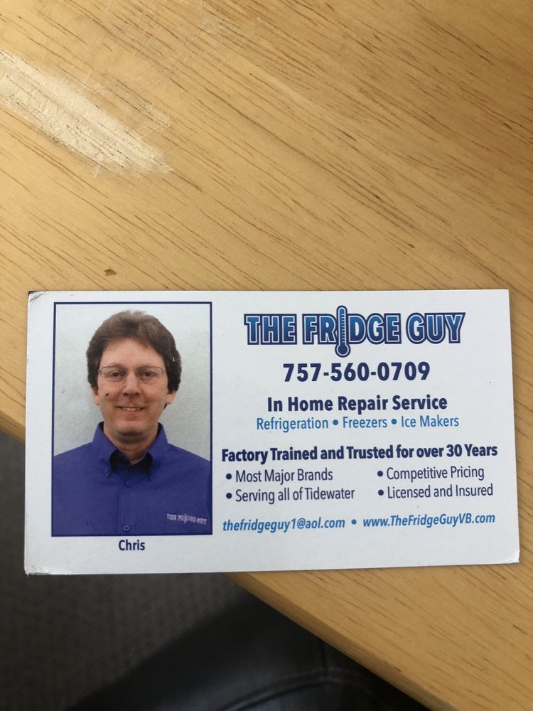 THE FRIDGE GUY - Updated October 2025 - Virginia Beach, Virginia ...
