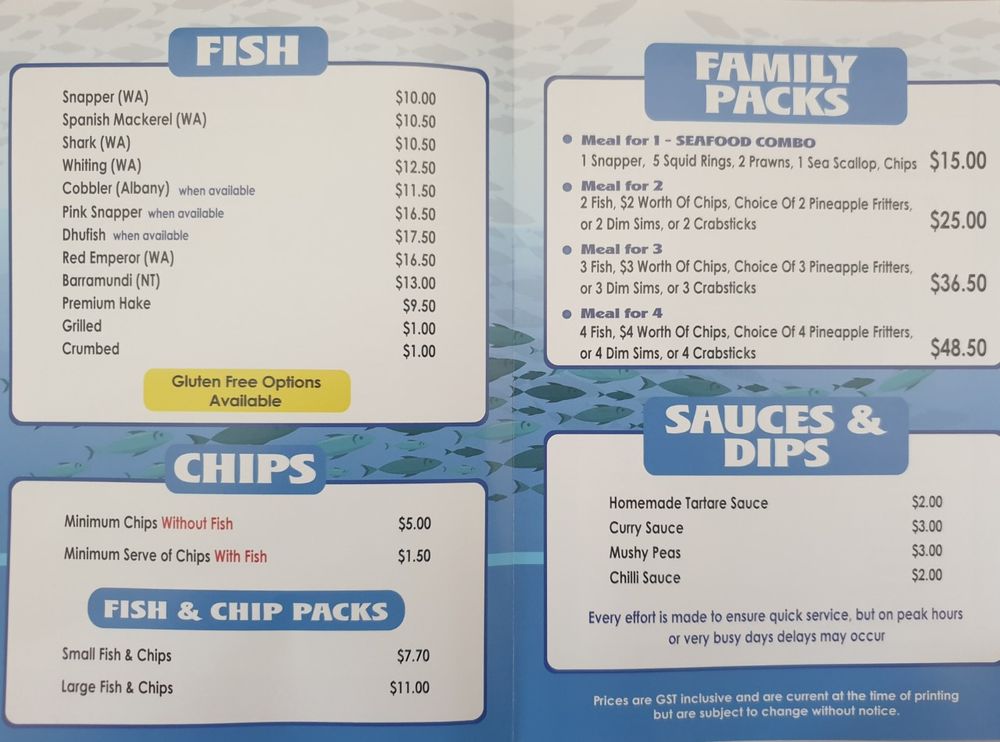 9 OCEANS FISH AND CHIPS - 16 Photos - 50 Marri Rd, Duncraig Western ...