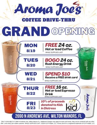 AROMA JOE’S - Updated October 2024 - 42 Photos - 2690 N Andrews Ave ...