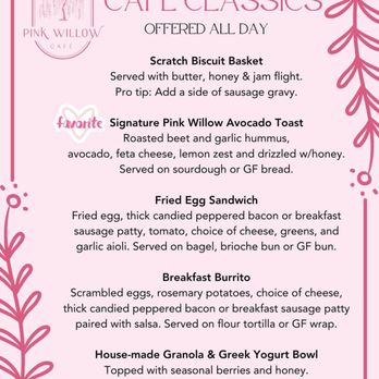 PINK WILLOW CAFE - Updated January 2025 - 156 Photos & 68 Reviews - 5523 Oak St, Cottleville ...