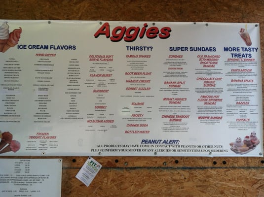 AGGIE’S ICE CREAM - Updated December 2025 - 21 Reviews - 106 ...