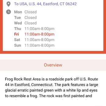 FROG ROCK - Updated August 2025 - 34 Photos & 18 Reviews - Pomfret Road ...