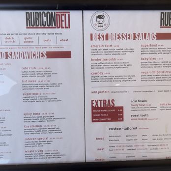 RUBICON DELI - Updated August 2025 - 648 Photos & 656 Reviews - 4130 La ...