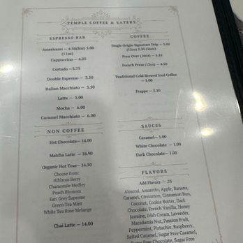 TEMPLE COFFEE & EATERY - Updated September 2024 - 46 Photos & 22 ...