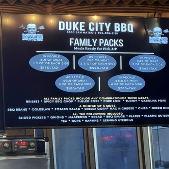 DUKE CITY BBQ - Updated May 2024 - 82 Photos & 89 Reviews - 5500 San ...