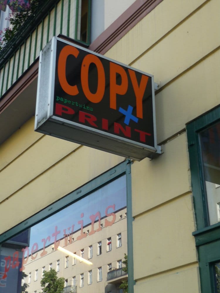 PAPERTWINS PRINT-COPY-SHOP - Urbanstr. 71, Berlin, Germany - Printing ...