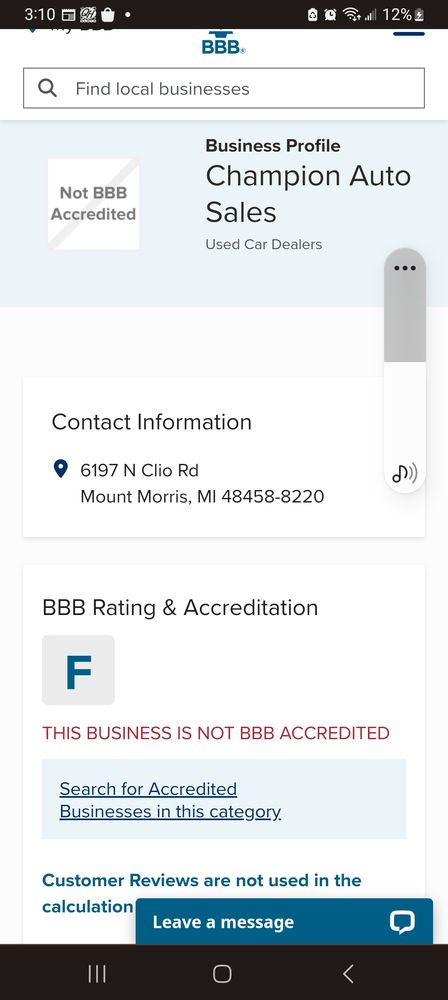 CHAMPION AUTO SALES UNLIMITED - Updated October 2025 - 6197 Clio Rd ...