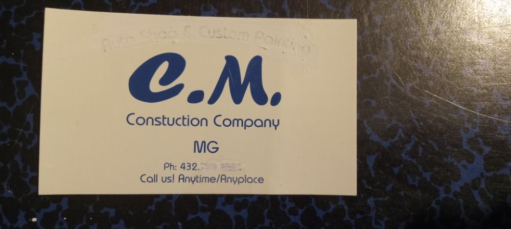 C M CONSTRUCTION - Request Consultation - Fort Davis, Texas - General ...