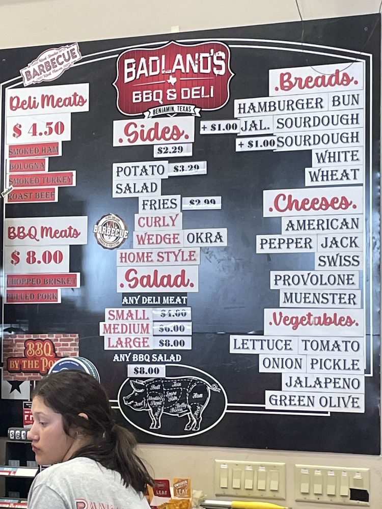 BADLANDS BBQ AND DELI - Updated December 2025 - 102 E Hayes St ...