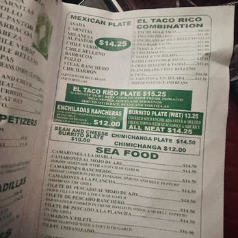 EL TACO RICO - Updated December 2025 - 222 Photos & 298 Reviews - 12017 ...