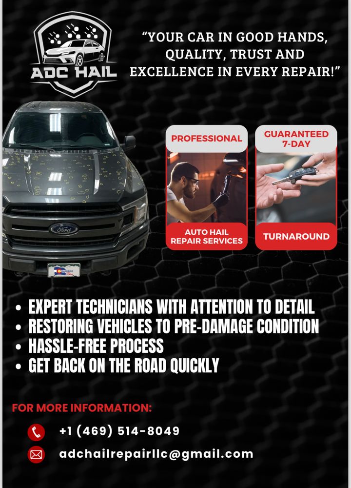 ADC AUTO HAIL REPAIR - Updated September 2025 - Request a Quote - 12 ...