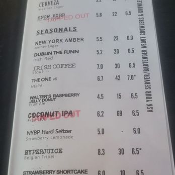 NEW YORK BEER PROJECT - WINTER GARDEN - Updated August 2024 - 1152 ...