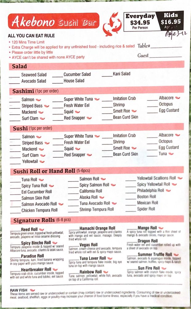 AKEBONO SUSHI & HIBACHI - Updated January 2026 - 64 Photos & 29 Reviews ...
