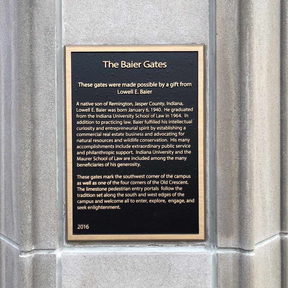 THE BAIER GATES - Updated April 2024 - E 3rd St & S Indiana Ave ...
