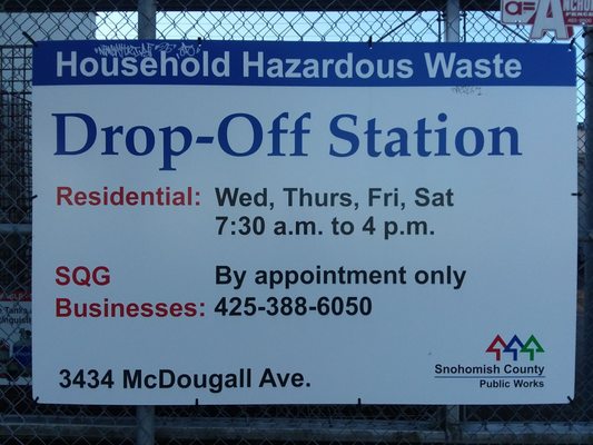 HOUSEHOLD HAZARDOUS WASTE DROP-OFF STATION - Updated June 2026 - 3434 ...