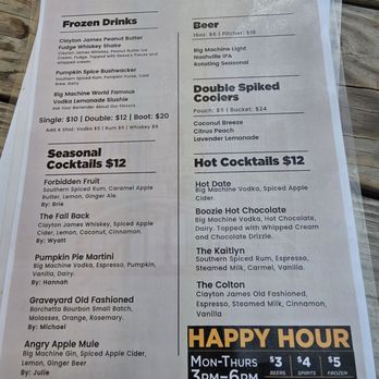 BIG MACHINE DISTILLERY & TAVERN - Updated February 2025 - 177 Photos ...