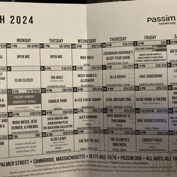 CLUB PASSIM - Updated January 2026 - 65 Photos & 132 Reviews - 47 ...