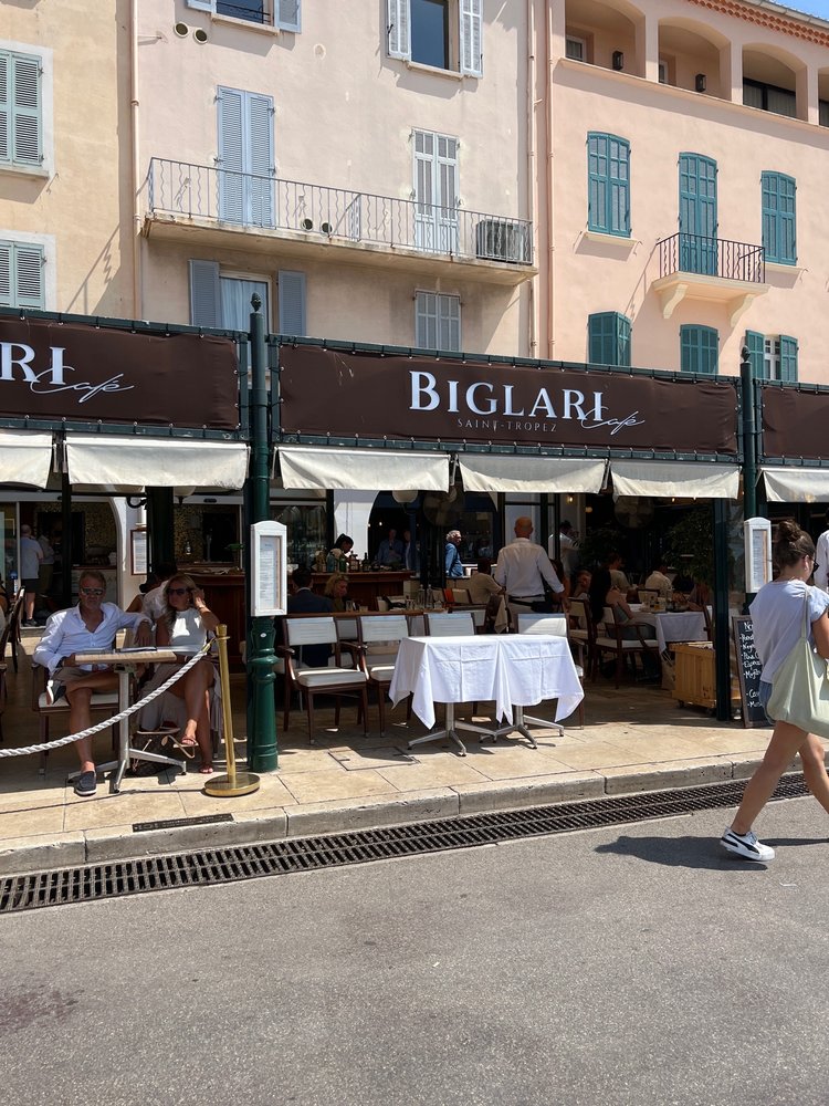 BIGLARI CAFÉ - Updated April 2024 - 3 Quai Suffren, Saint-Tropez, Var ...