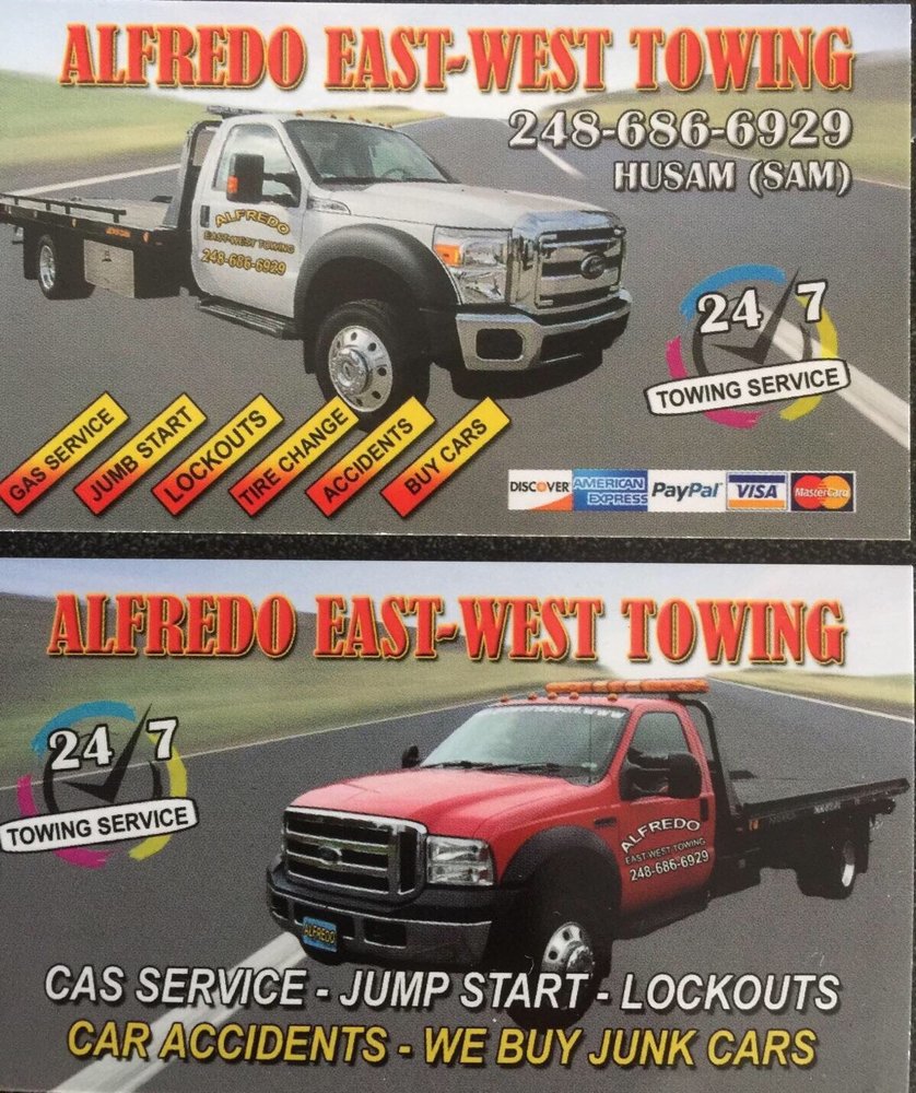 ALFREDO EAST-WEST TOWING - Updated January 2026 - Rochester Hills ...