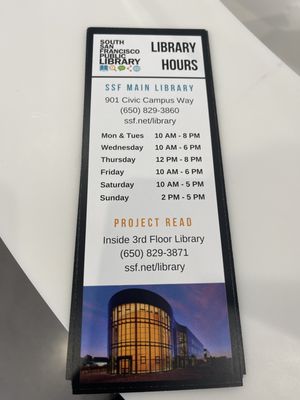 SOUTH SAN FRANCISCO PUBLIC LIBRARY - Updated September 2024 - 116 ...