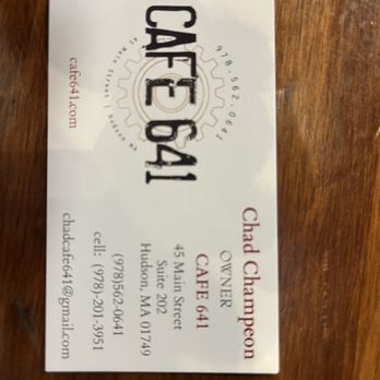 CAFE 641 - Updated October 2025 - 190 Reviews & 112 Photos - 45 Main St ...