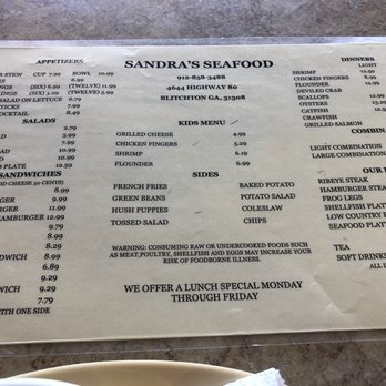 SANDRA’S SEAFOOD RESTAURANT - Updated October 2025 - 15 Photos & 34 ...