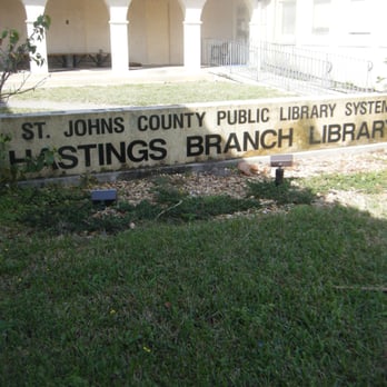 HASTINGS BRANCH - ST . JOHNS COUNTY PUBLIC LIBRARY SYSTEM - Updated ...