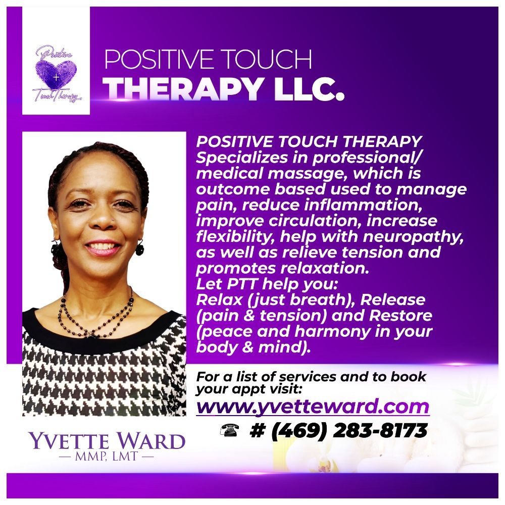 POSITIVE TOUCH THERAPY - Updated January 2025 - 214 S Main St ...
