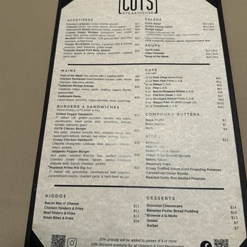 CUTS STEAKHOUSE - Updated December 2024 - 194 Photos & 148 Reviews ...