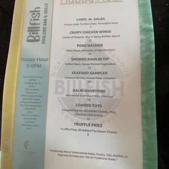 BILLFISH POOLSIDE BAR & GRILLE - Updated December 2025 - 237 Photos ...