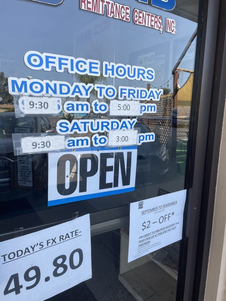 PNB REMITTANCE CENTERS INC - Updated August 2025 - 9007 Mira Mesa Blvd ...